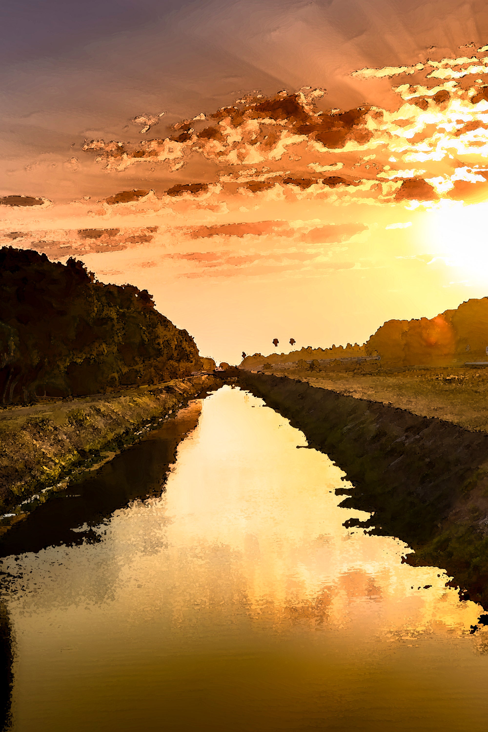 Sunset on the Flavor Pict Canal – Jeff Einstein Fine Art Photography